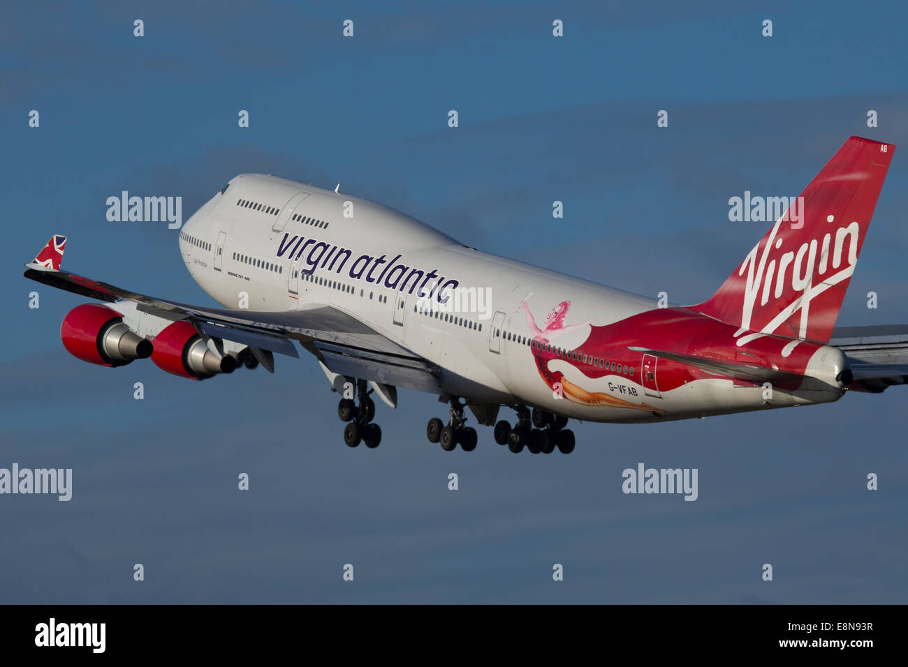 Virgin Atlantic Boeing 747 Stock Photo - Alamy