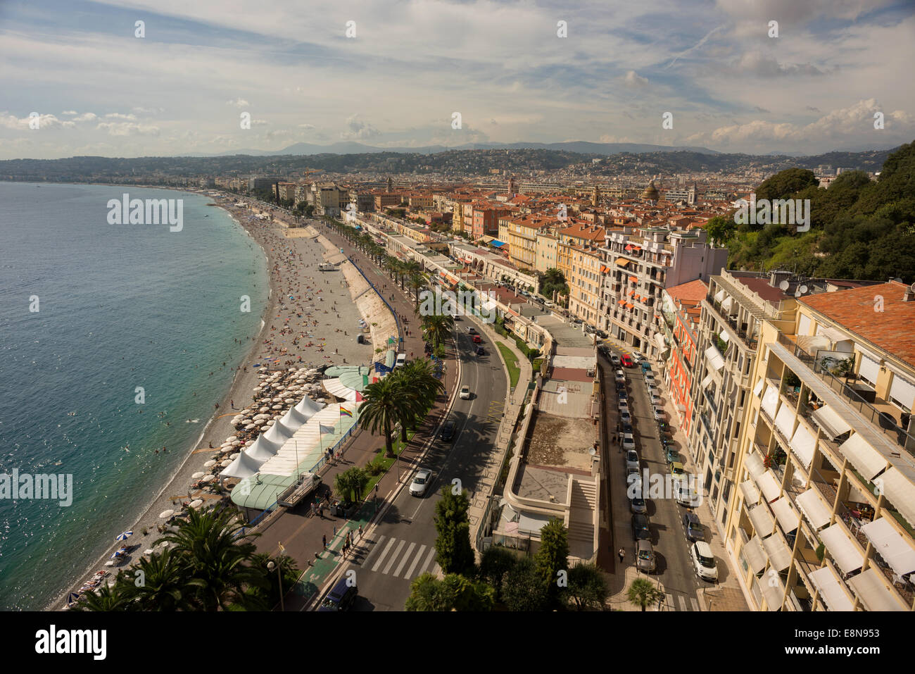 Nice city beach promenade hi-res stock photography and images - Alamy