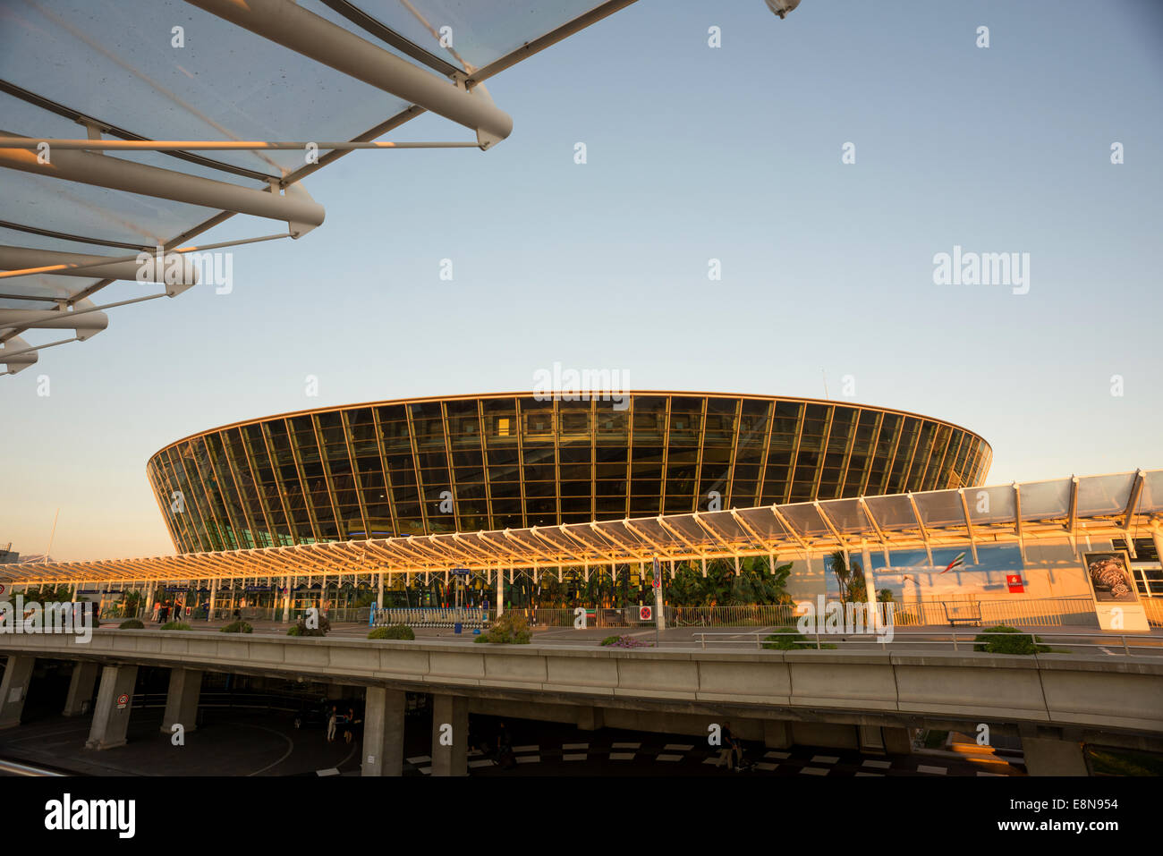 The main terminal building at Nice Airport in the south of France Stock ...