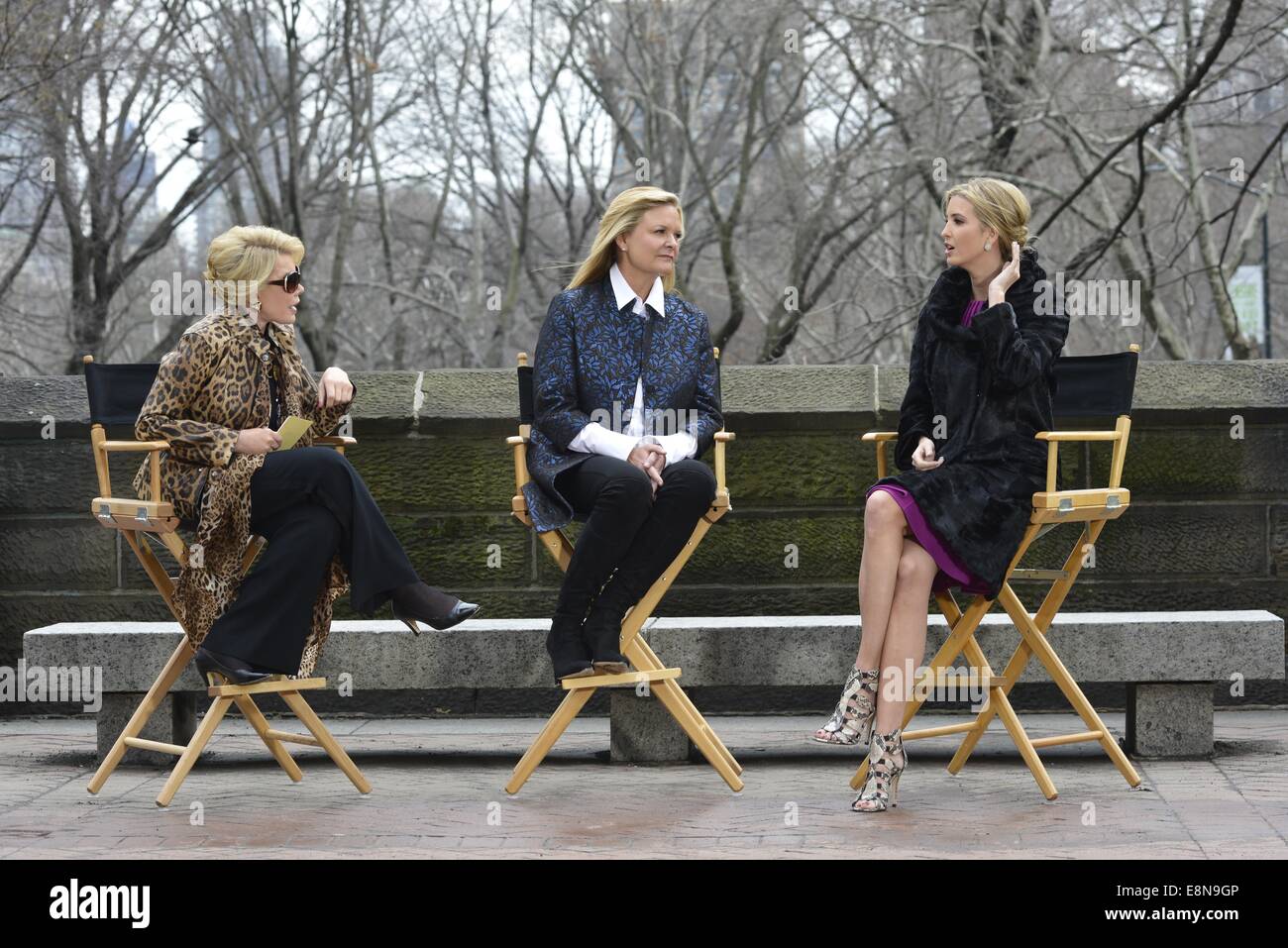 Celebrity Apprentice shooting in Central Park Featuring: Joan Rivers ...