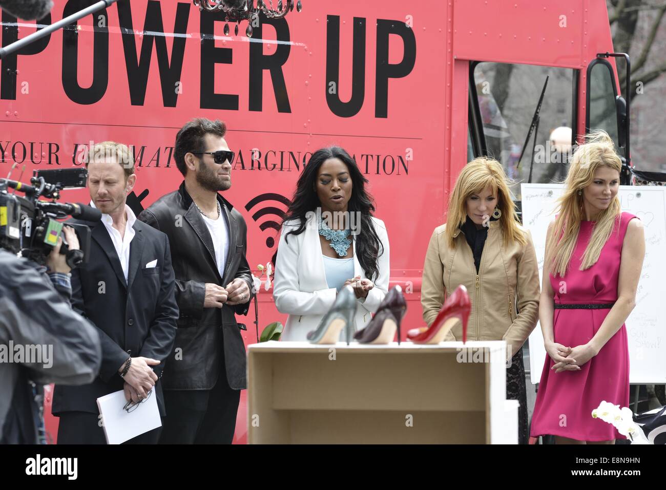 Celebrity Apprentice shooting in Central Park Featuring: Ian Zeiring ...