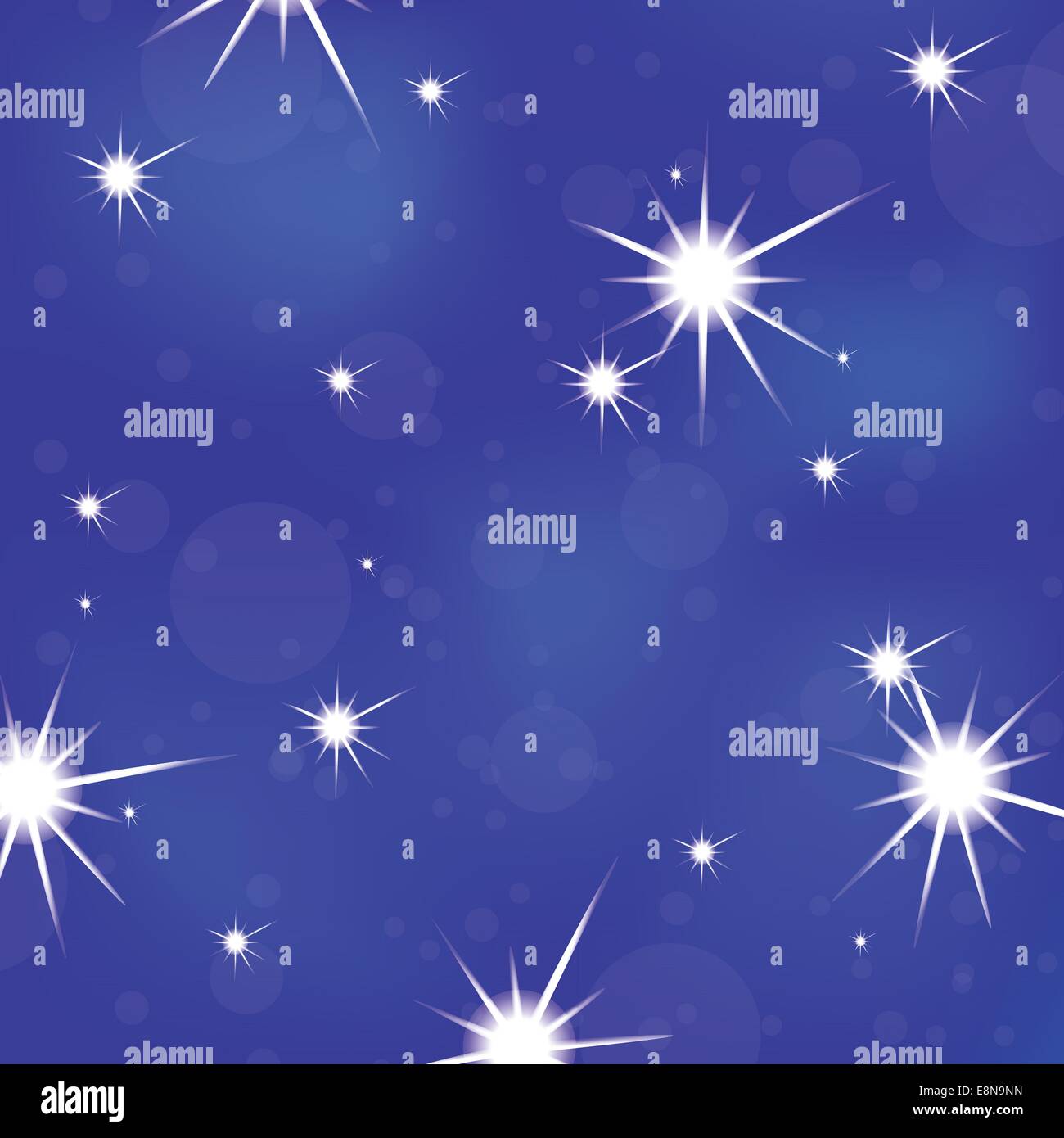 colorful illustration with stars background for your design Stock Photo ...