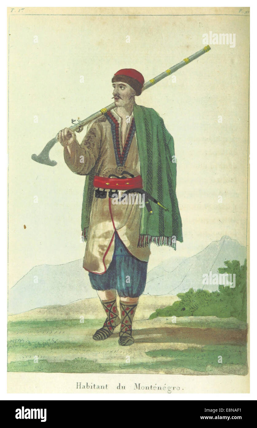 Montenegrin cultural life Cut Out Stock Images & Pictures - Alamy