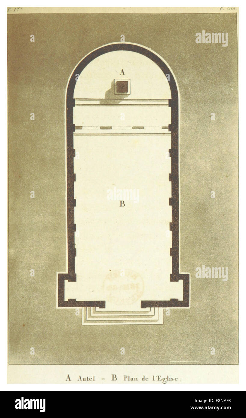 This illustration from page 261 of VDS shows the floor plan of a church ...