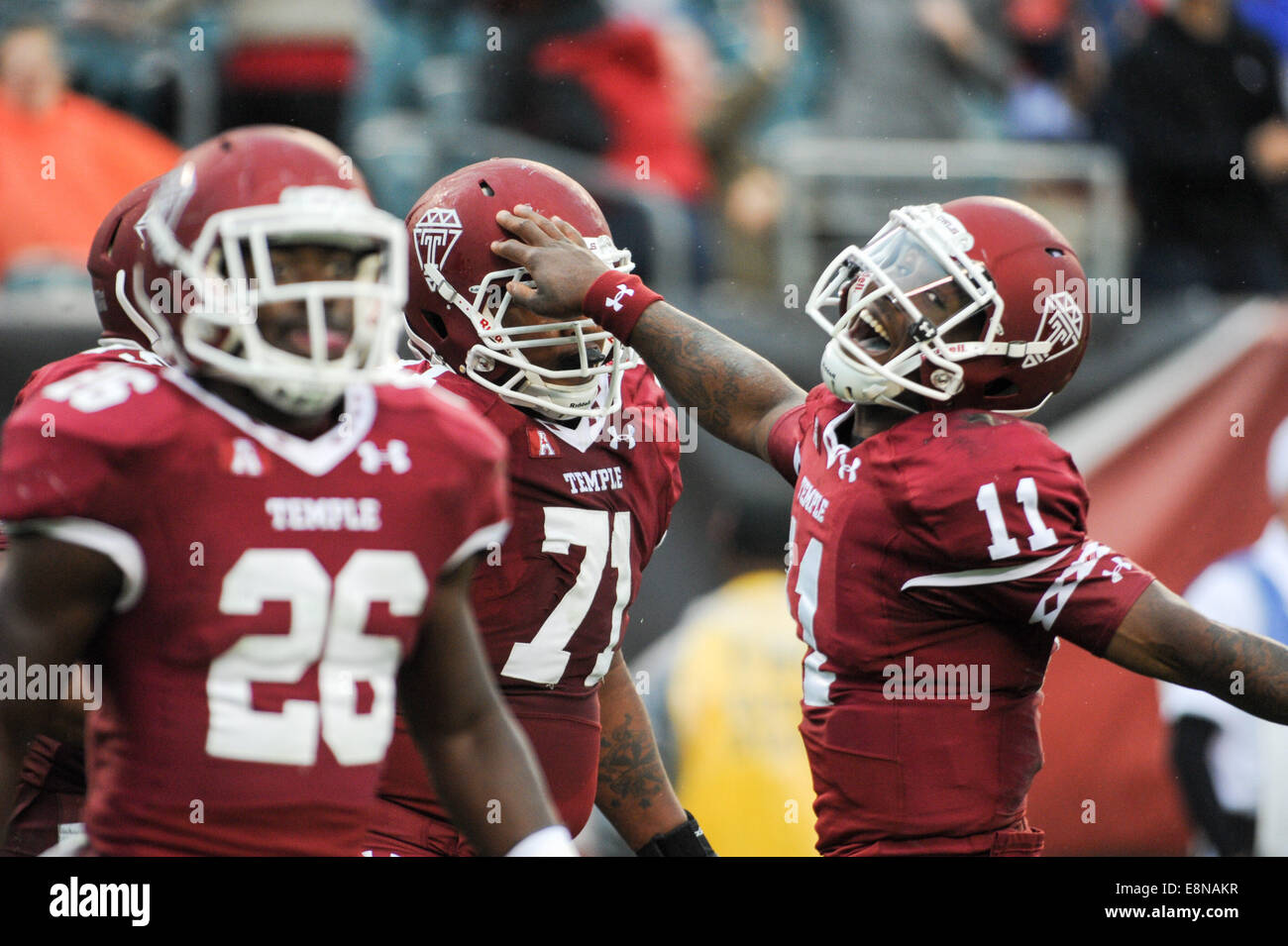 Philadelphia, Pennsylvania, USA. 11th Oct, 2014. Temple QB, P.J. WALKER ...
