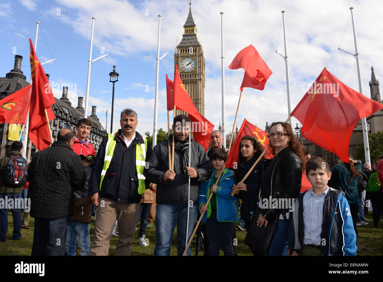 London, UK. 11th October, 2014. Thousands of protesters from the UK's ...