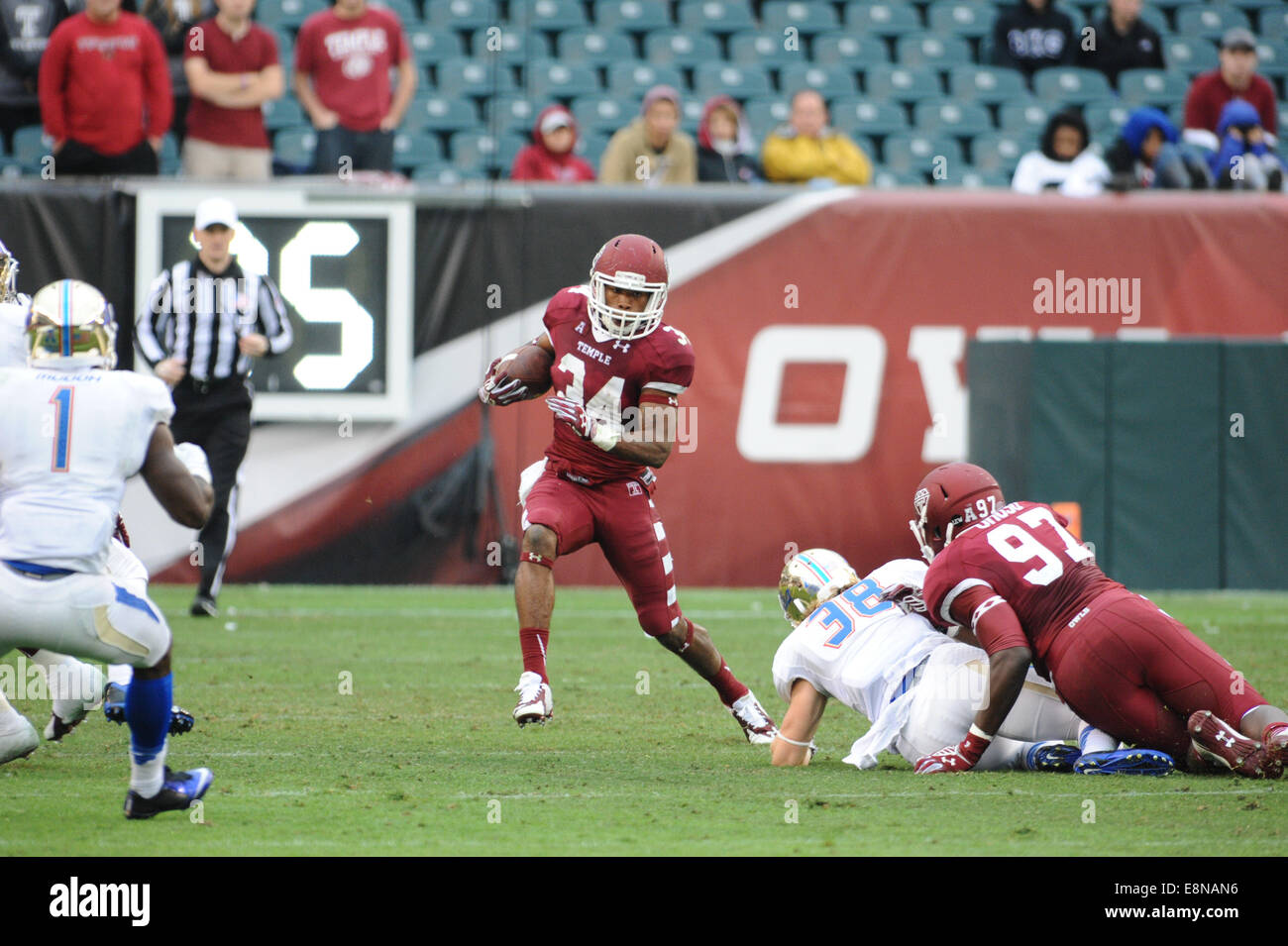 Philadelphia, Pennsylvania, USA. 11th Oct, 2014. Temple's RB. JAHAD ...