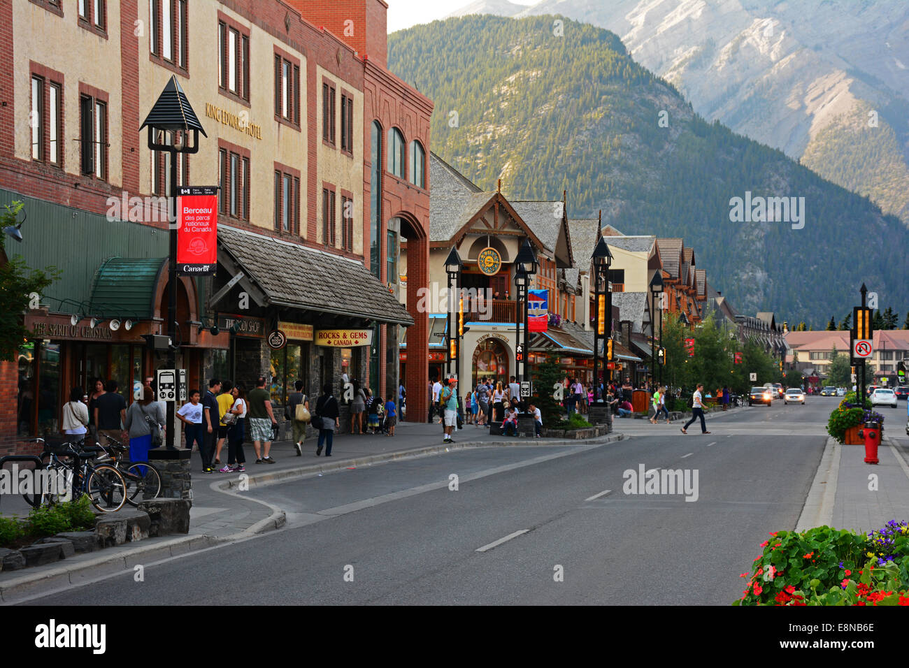 Banff main street hi-res stock photography and images - Alamy