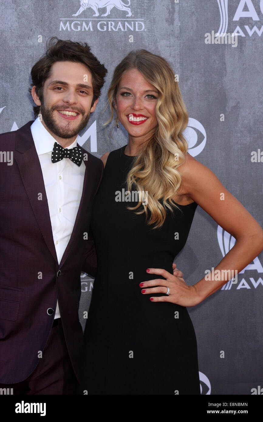 2014 Academy of Country Music Arrivals Featuring: Thomas Rhett Where ...