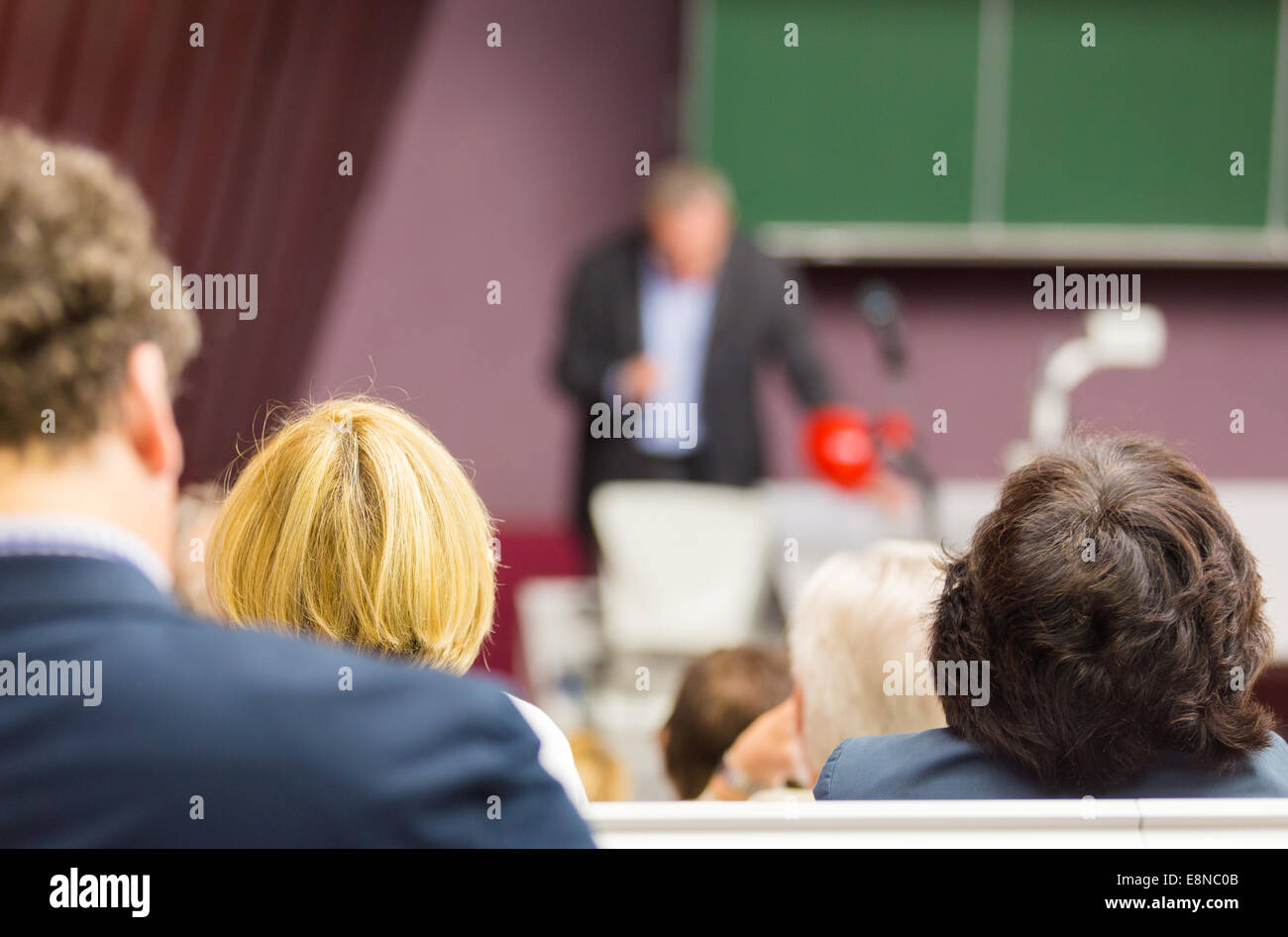 Lecture at university Stock Photo - Alamy