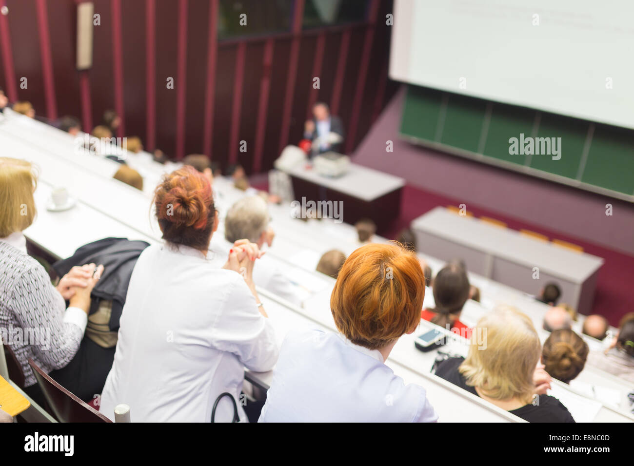 Lecture at university Stock Photo - Alamy