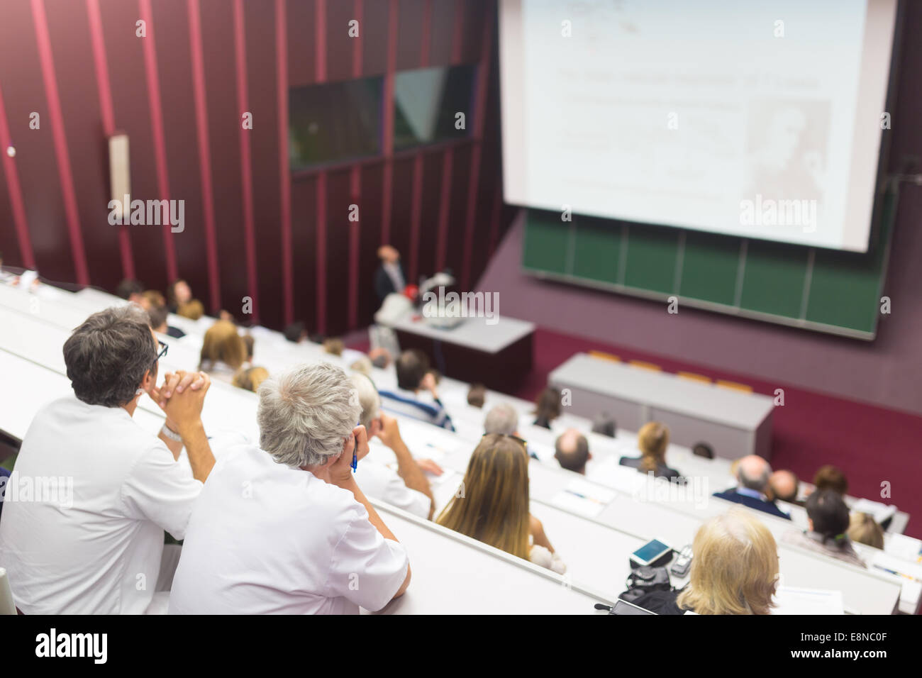 Lecture at university Stock Photo - Alamy