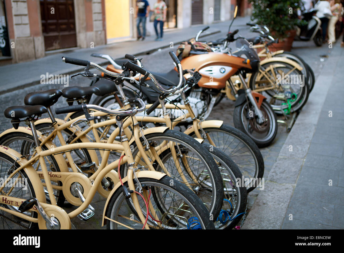 Street life, Rome, Italy Stock Photo - Alamy