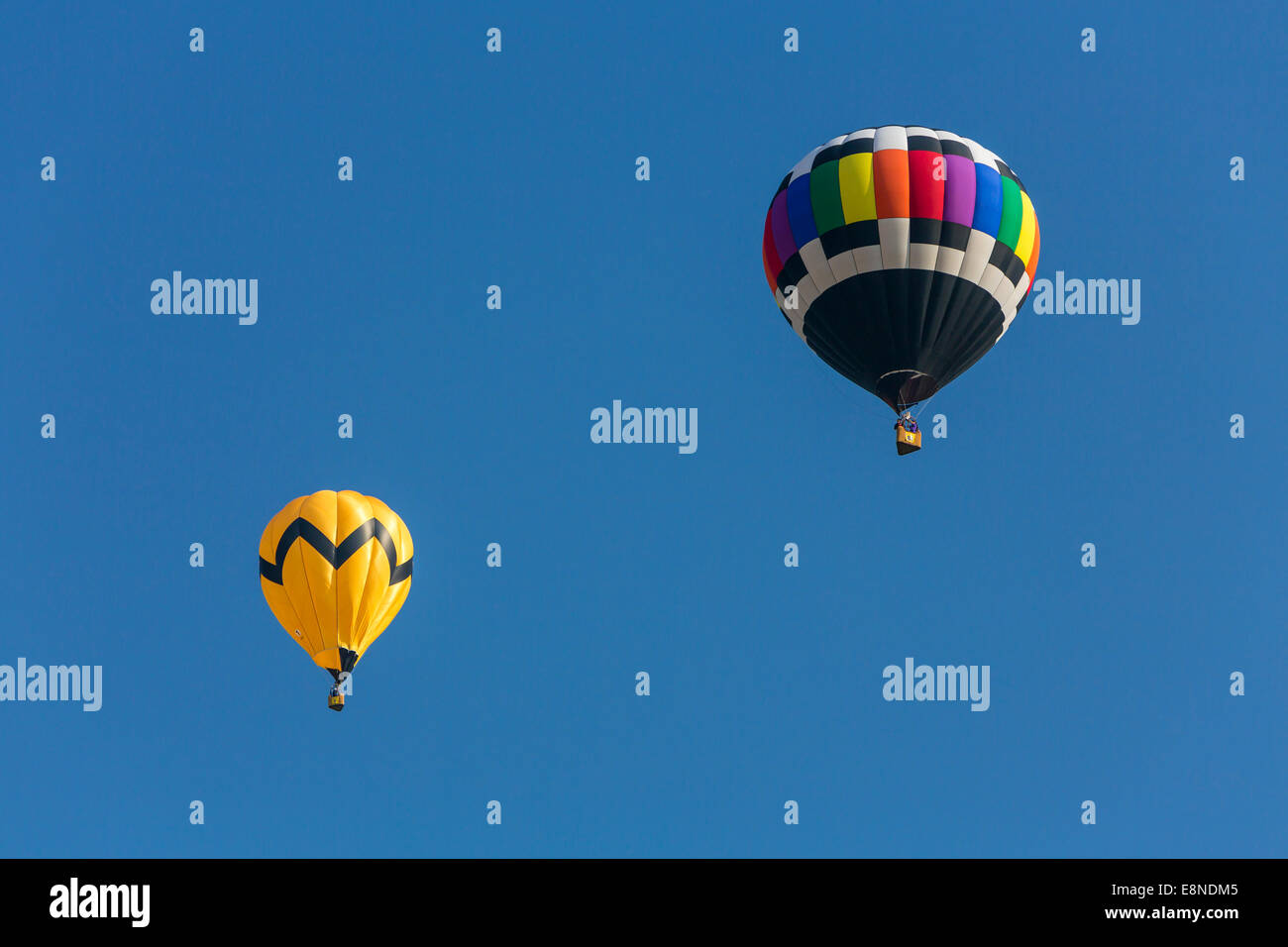 Hot air balloons at the 2014 National Balloon Classic in Indianola ...