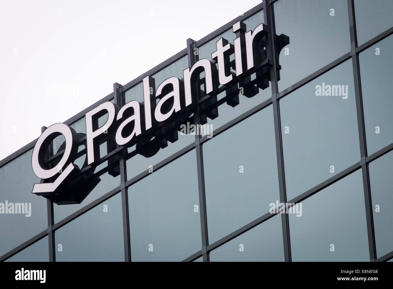 July 30, 2019 Palo Alto CA USA Palantir Logo Displayed At Their HQ In ...