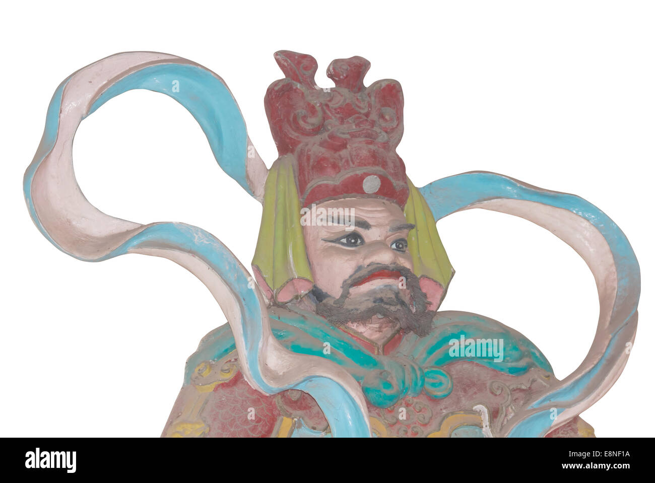 Angel statue in Vietnam on a white background Stock Photo - Alamy