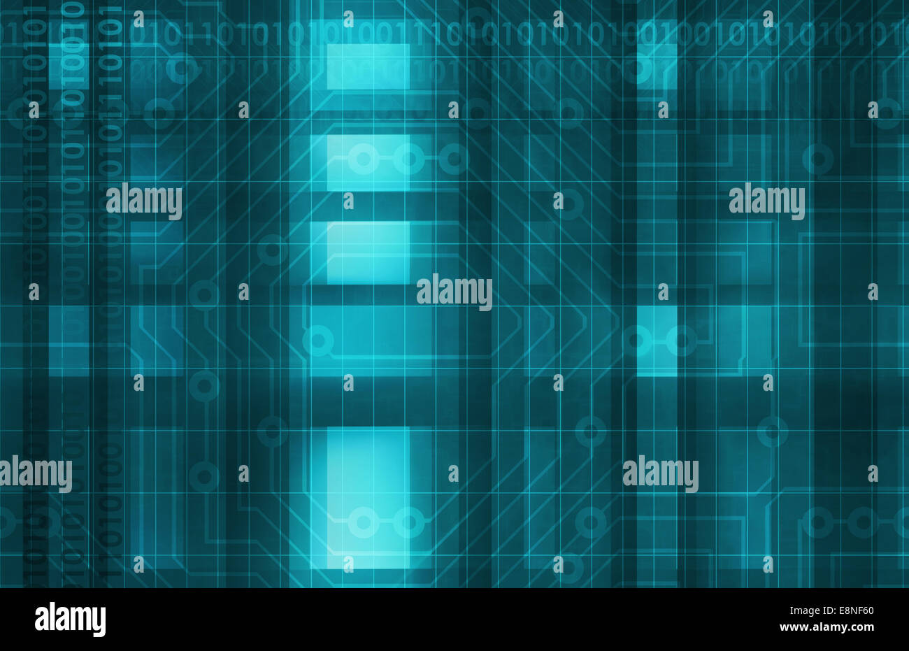 Futuristic Technology and Science as a Pattern Background Stock Photo ...