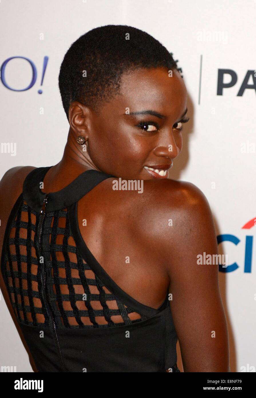 New York, NY, USA. 11th Oct, 2014. Danai Gurira at arrivals for THE ...