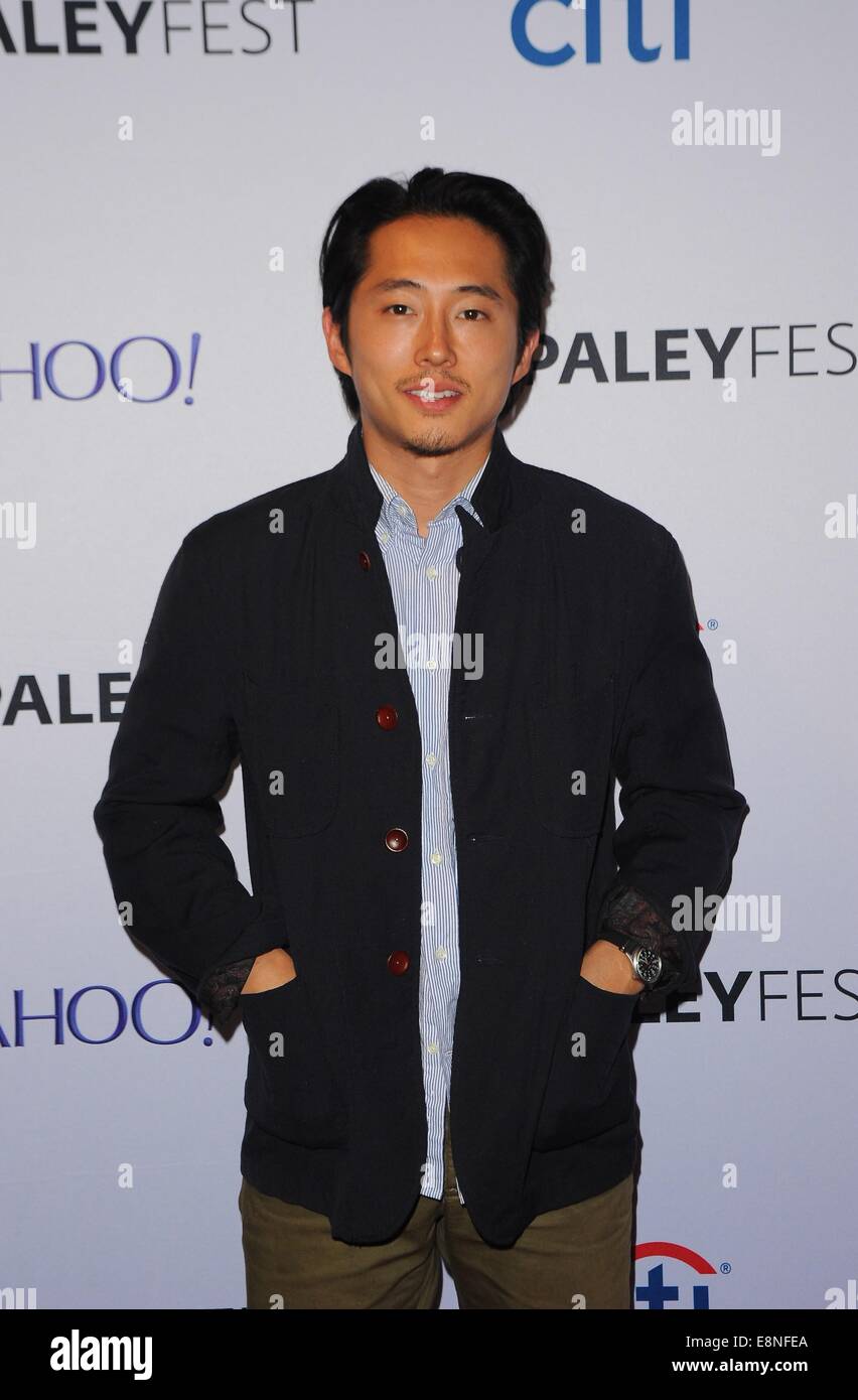 New York, NY, USA. 11th Oct, 2014. Steven Yeun at arrivals for THE ...