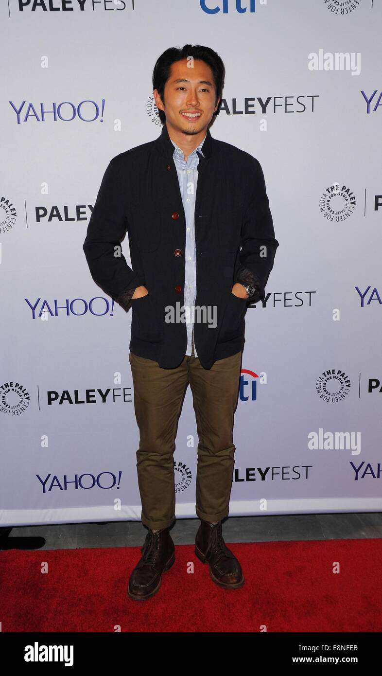 New York, NY, USA. 11th Oct, 2014. Steven Yeun at arrivals for THE ...