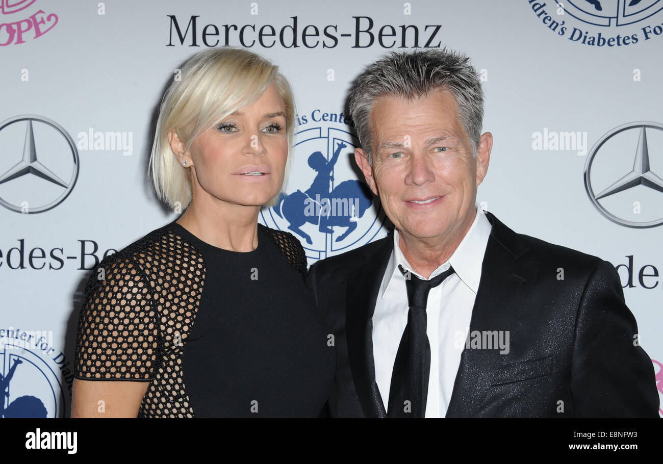 Los Angeles, California, USA. 11th Oct, 2014. David Foster; Yolanda ...