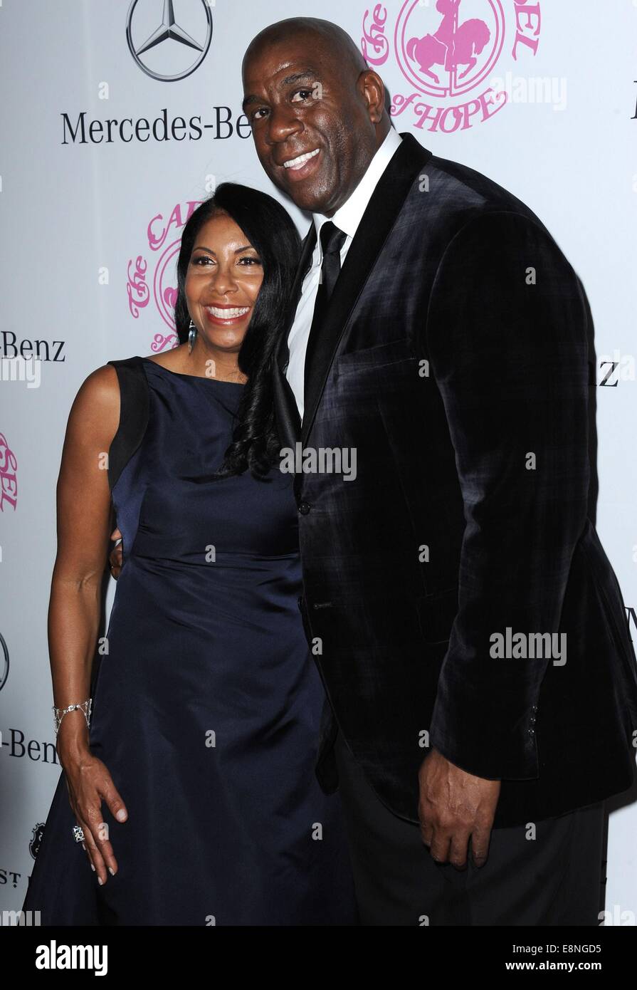 Beverly Hills, CA. 11th Oct, 2014. Cookie Johnson; Earvin 'Magic ...