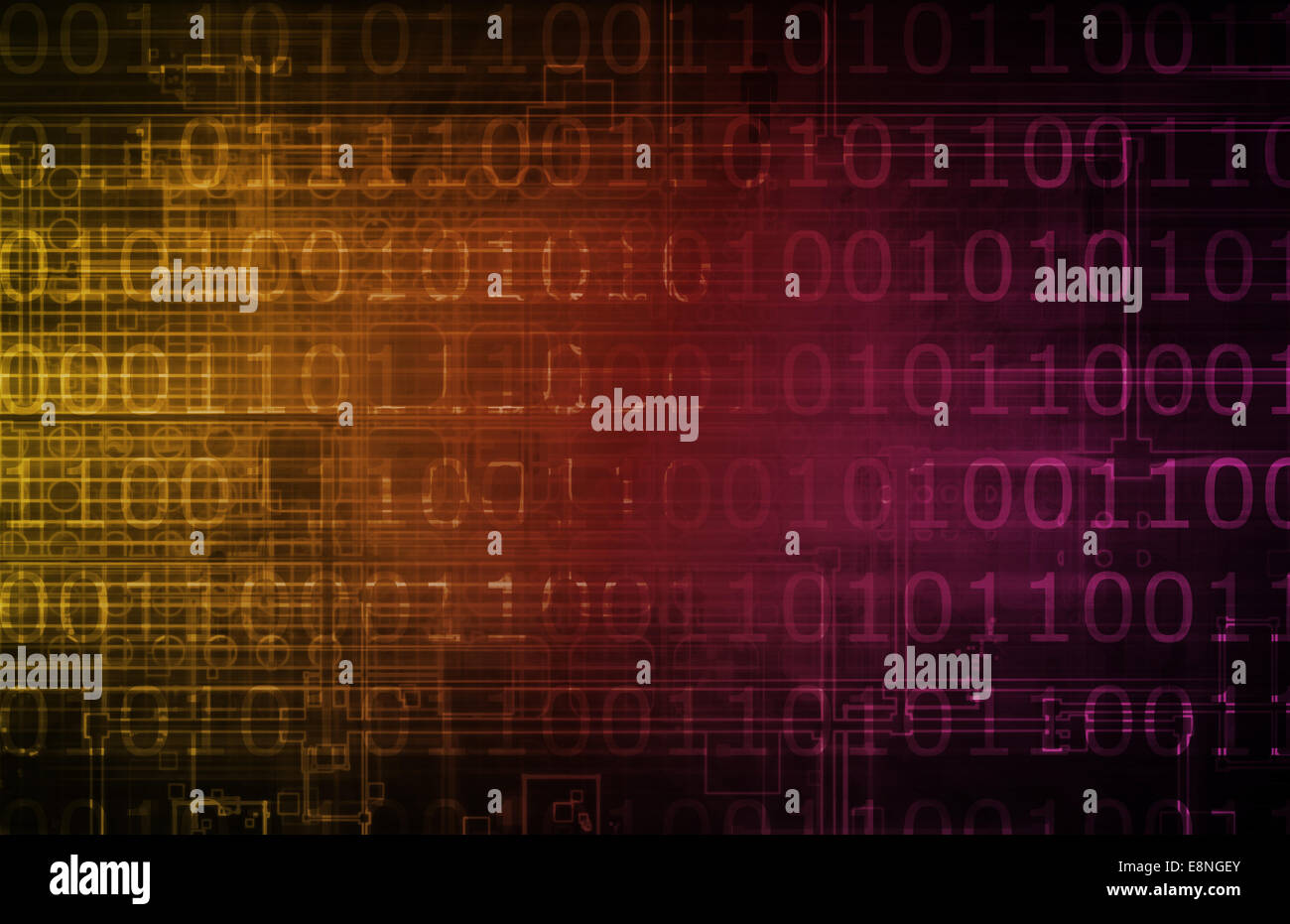 Flow of Digital Information and Data on the Internet Stock Photo - Alamy