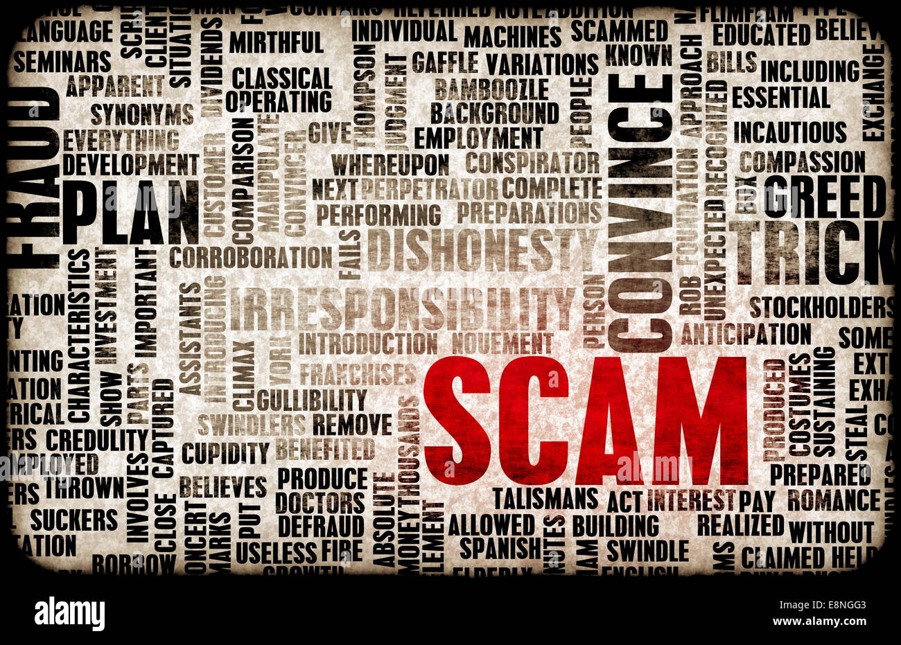 Scam or Scams Online on the Internet as Concept Stock Photo - Alamy