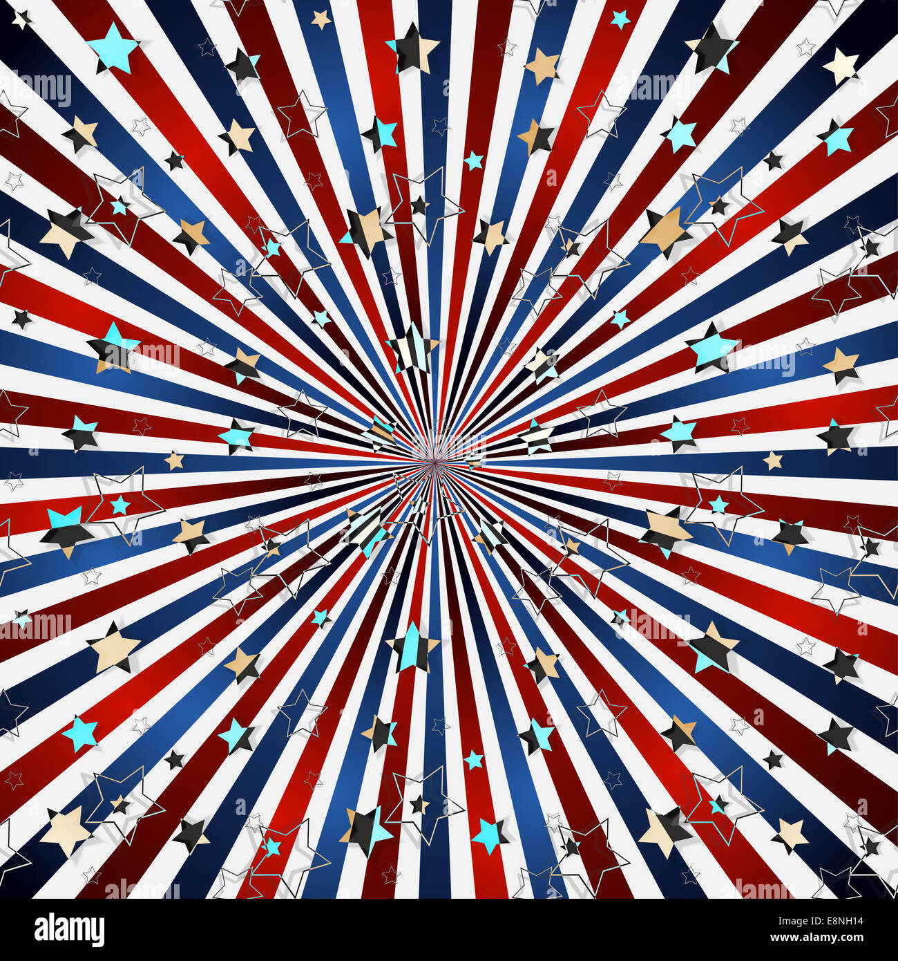 Colorful Abstract Psychedelic Art Background. Vector Illustratio Stock ...