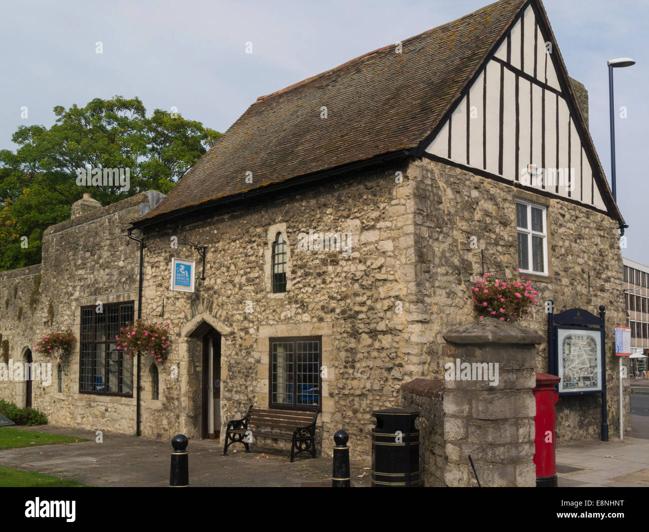 Archbishop's Palace Gatehouse Maidstone Kent England UK used by Kent ...
