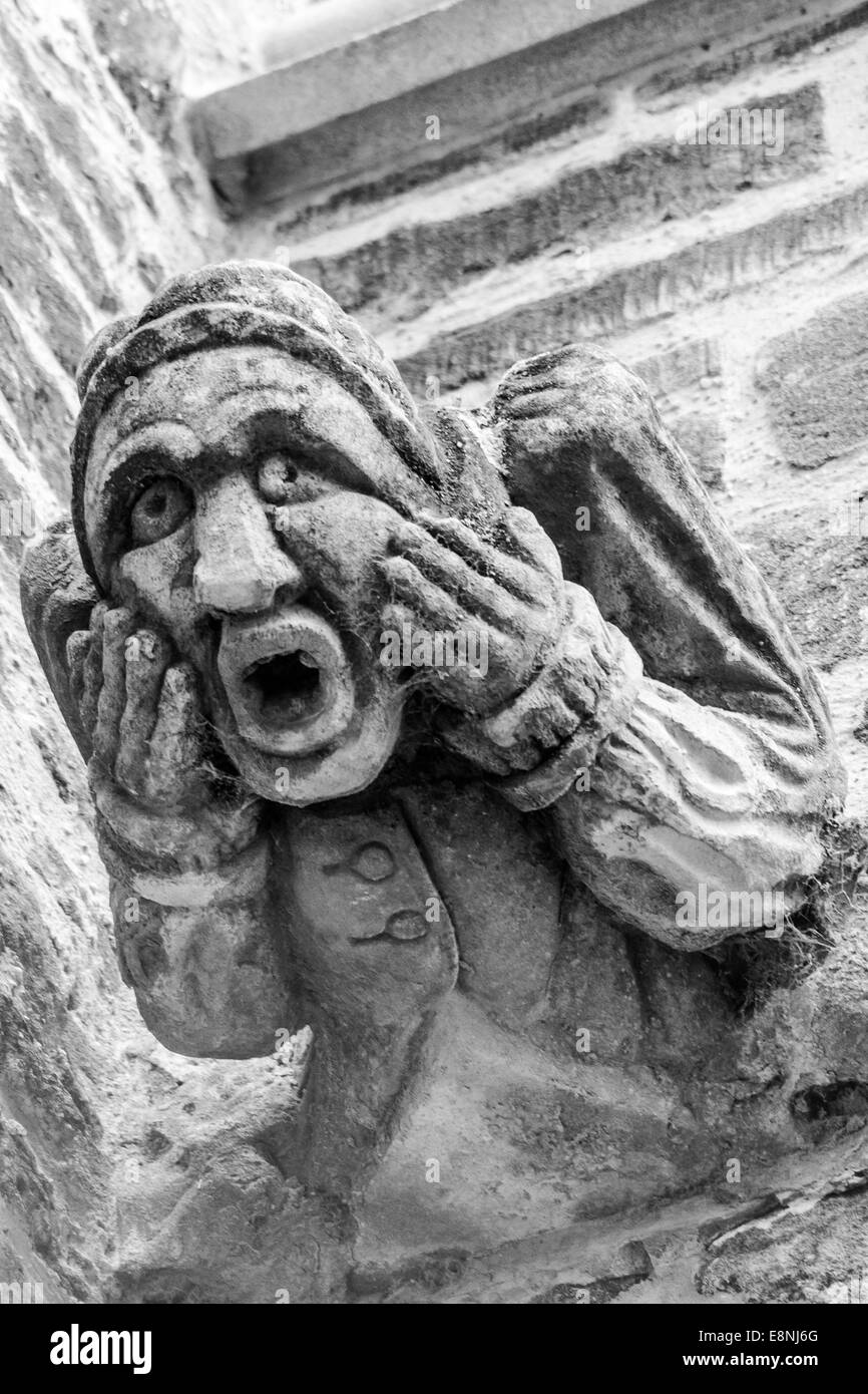 Grotesque architecture Black and White Stock Photos & Images - Alamy