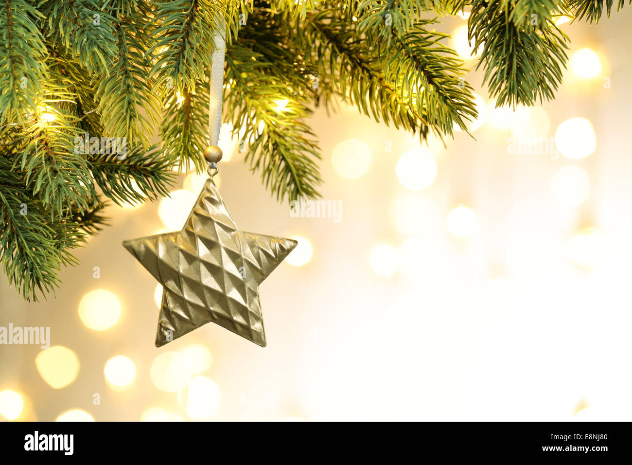 Star tree christmas background hi-res stock photography and images - Alamy