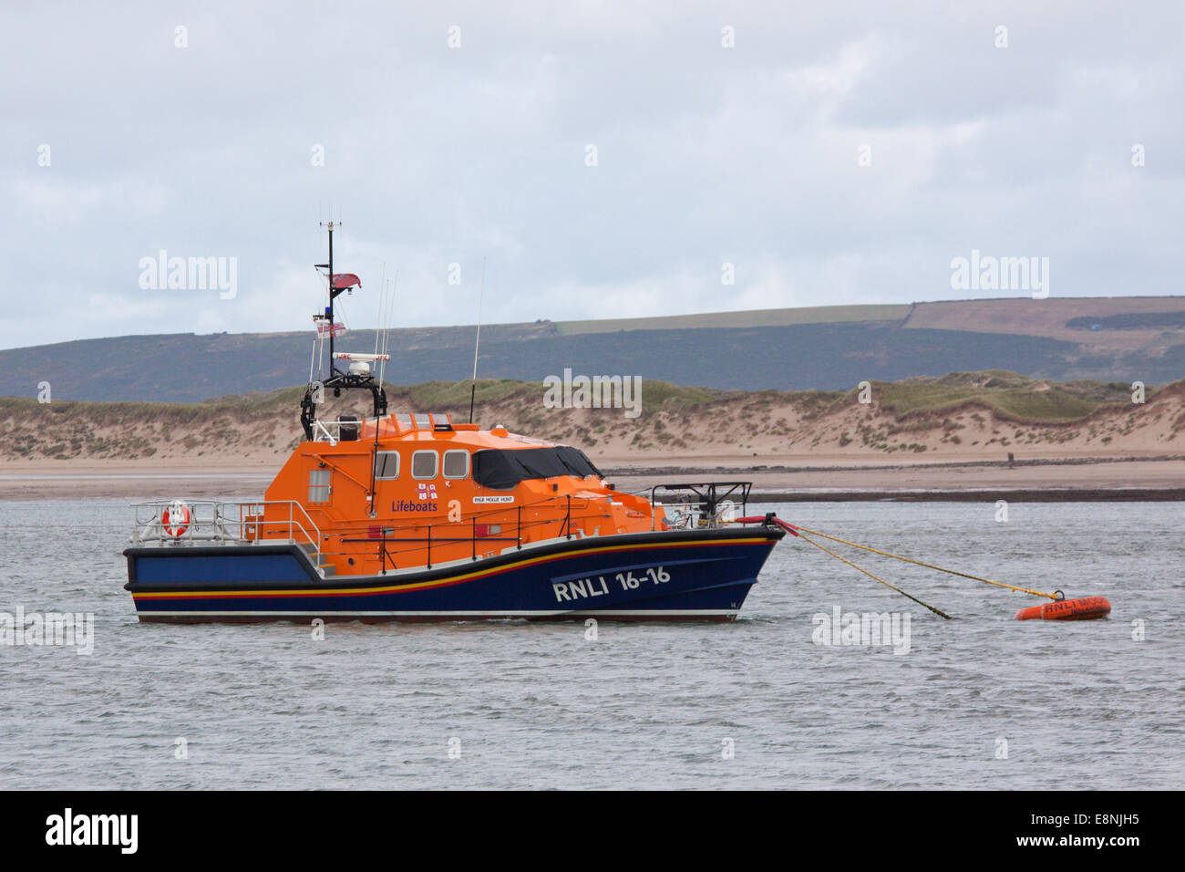 Tamar class Royal National Lifeboat Institution lifeboat Mollie Hunt ...