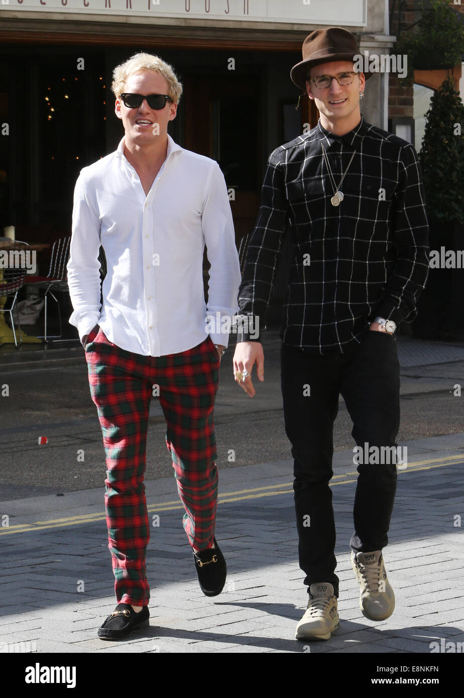 The cast of 'Made in Chelsea' outside the ITV studios Featuring: Jamie ...