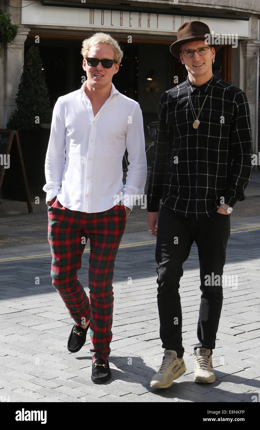 The cast of 'Made in Chelsea' outside the ITV studios Featuring: Jamie ...