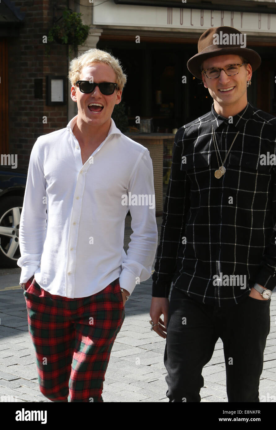 The cast of 'Made in Chelsea' outside the ITV studios Featuring: Jamie ...