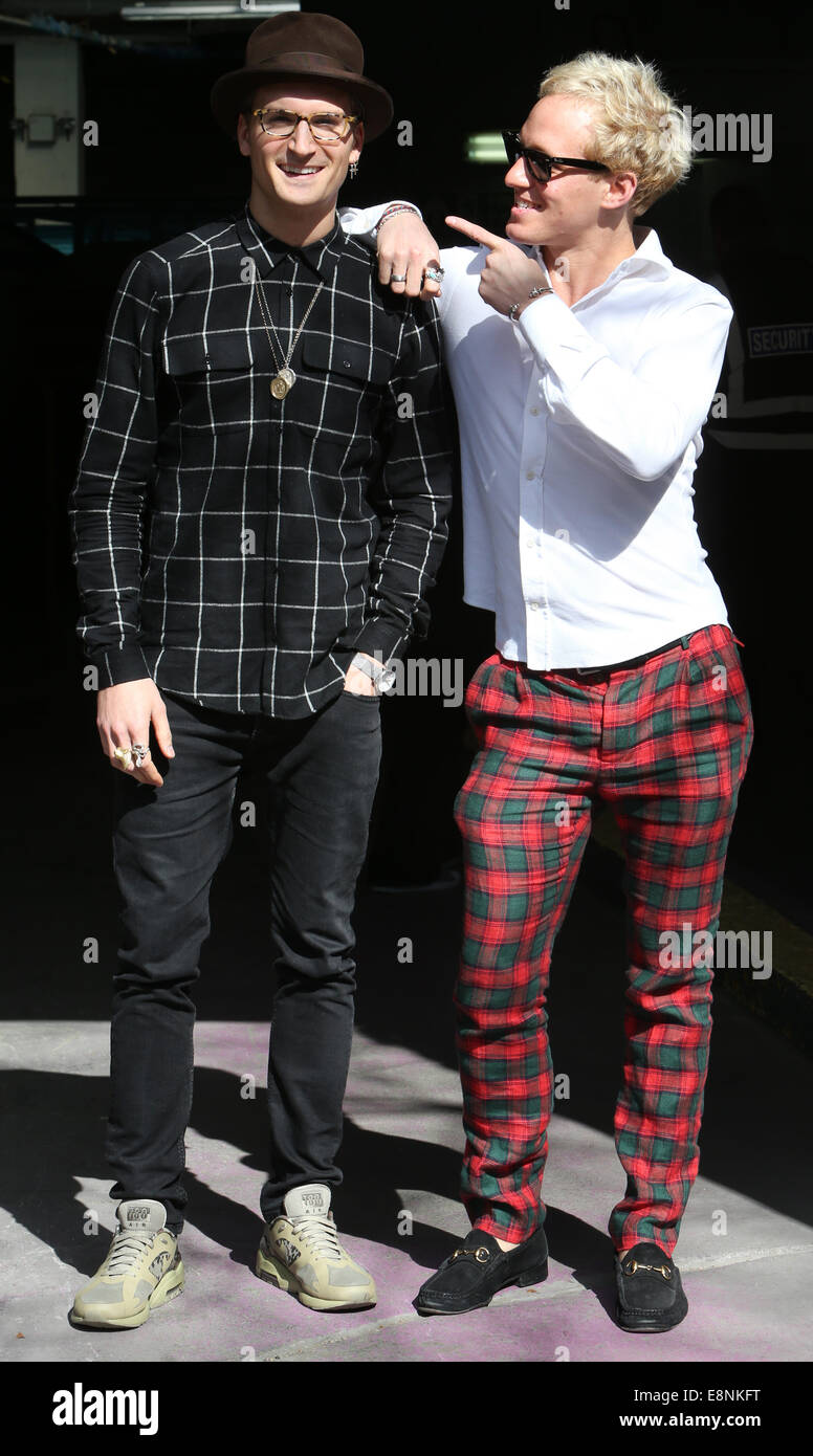 The cast of 'Made in Chelsea' outside the ITV studios Featuring: Jamie ...