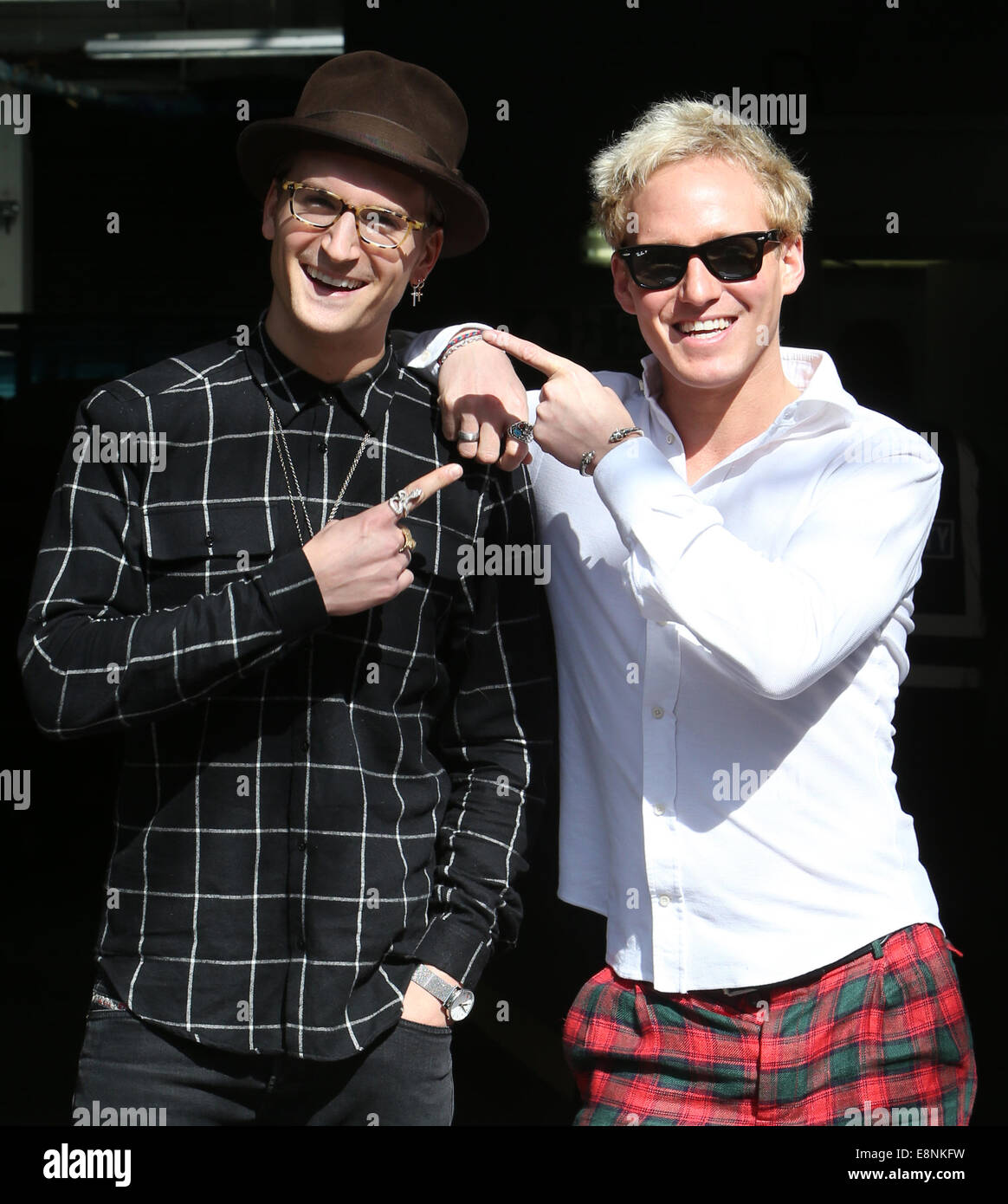 The cast of 'Made in Chelsea' outside the ITV studios Featuring: Jamie ...