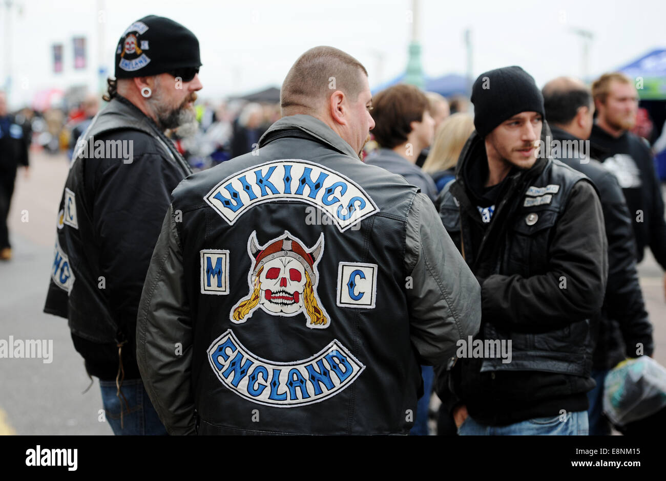 Brighton, Sussex, UK. 12th October, 2014. Thousands of bikers arrive on ...