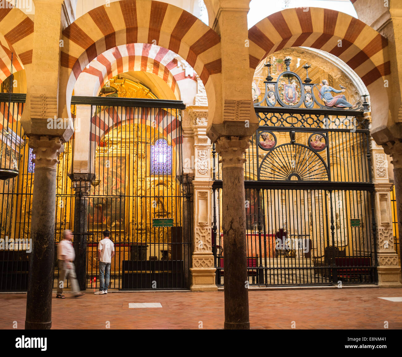 Side Altars and columns Stock Photo - Alamy