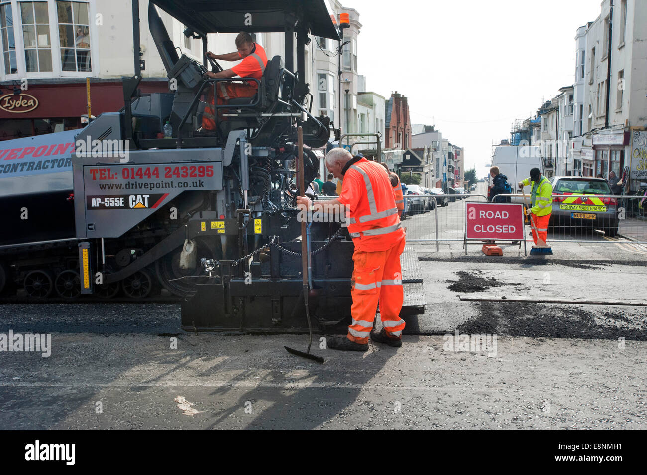 Road Resurfacing Roadworks High Resolution Stock Photography and Images ...