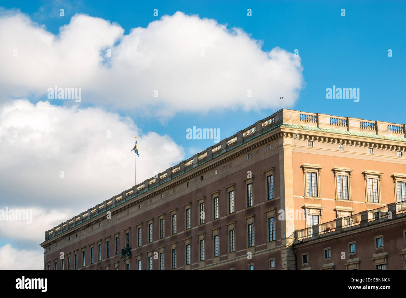 The Royal Palace of Stockholm, the official residence of the King of ...