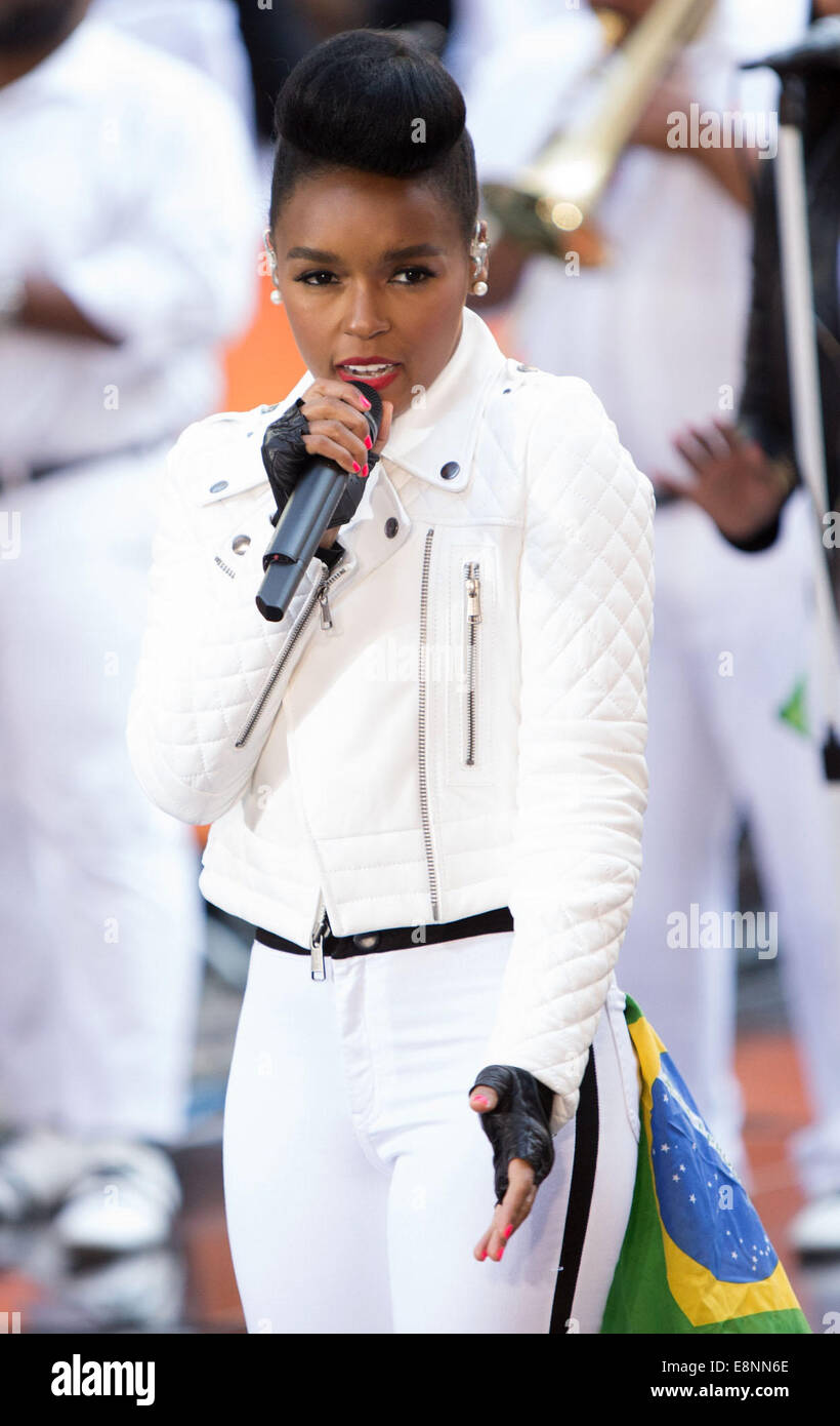 Janelle Monae performing live on the NBC's 'Today' show Featuring ...