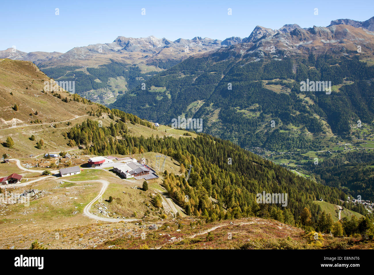 Alps alpine grimentz village hi-res stock photography and images - Alamy