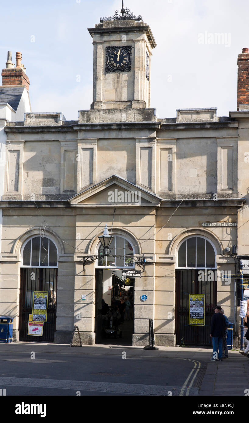 Devizes in Wiltshire England UK The Shambles Market Stock Photo - Alamy