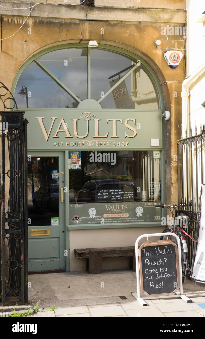 Devizes in Wiltshire England UK The Vaults Bar Stock Photo - Alamy