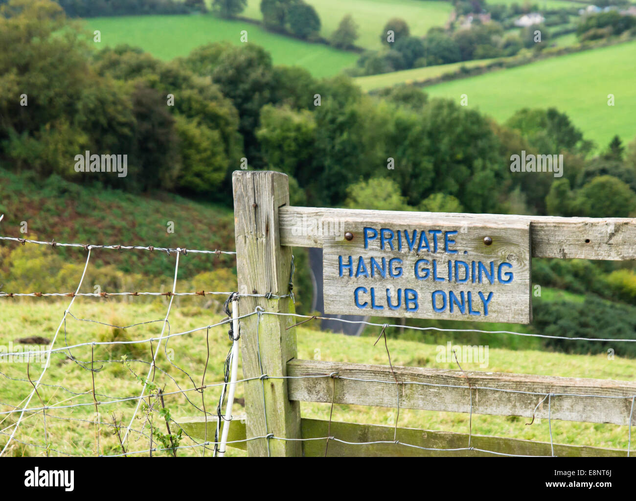 Views from Coaley Peak Viewing Area in the Cotswolds near Nympsfield ...