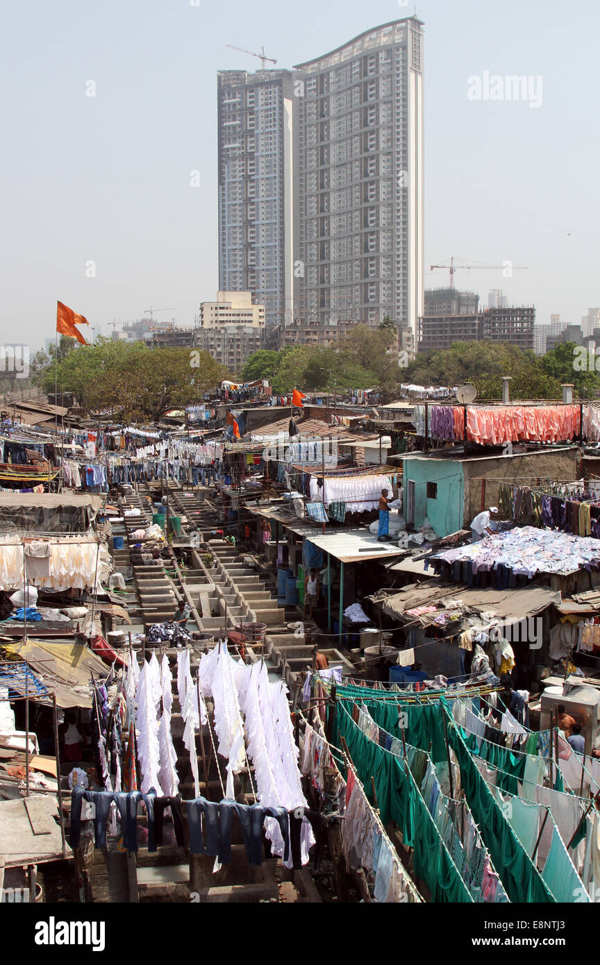 The Dhobi Ghats in Mumbai, India Stock Photo - Alamy