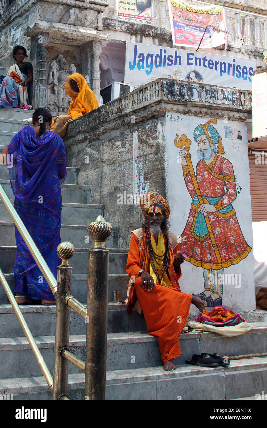 India daily life hi-res stock photography and images - Alamy