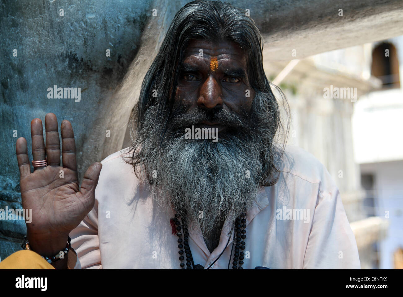 Indian holy man hi-res stock photography and images - Alamy